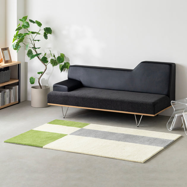 THE RUG crafted with MIYOSHI RUG / THREE COLOR × RECTANGLE 全30色 – KANADEMONO