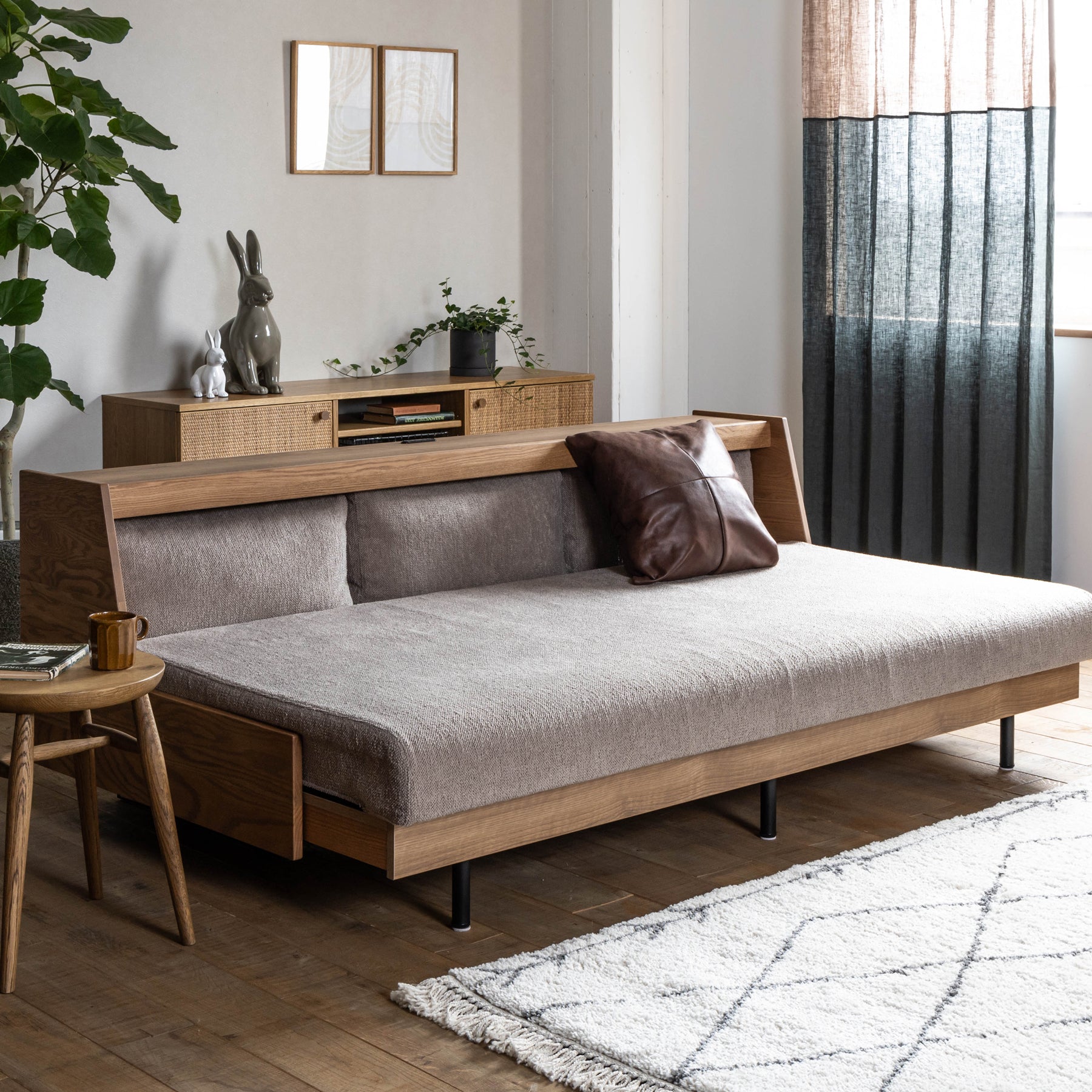 スタイルチェンジできる ソファベッド 3seater – KANADEMONO