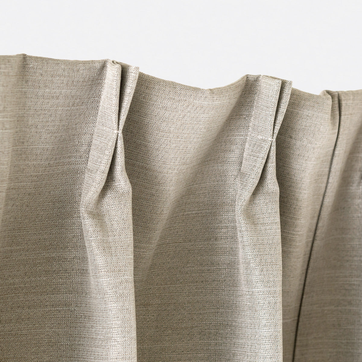 Elegance - Grayish ゆったりとした 遮光 プリーツカーテン – KANADEMONO