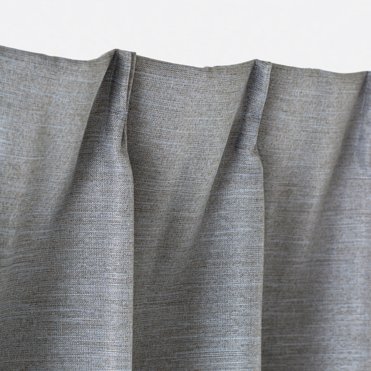 Elegance - Grayish ゆったりとした 遮光 プリーツカーテン – KANADEMONO