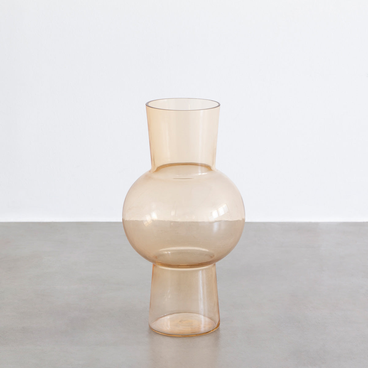 Glass - Clear ガラス フラワーベース ピーチ – KANADEMONO