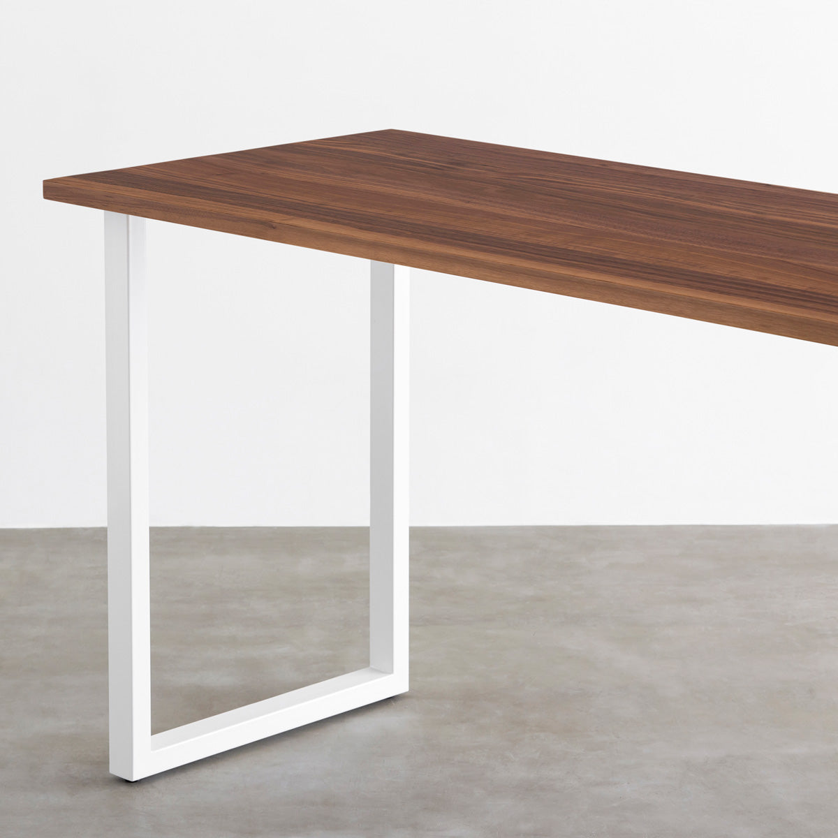 THE TABLE / スタンディングデスク × 無垢 ウォルナット × White Steel – KANADEMONO