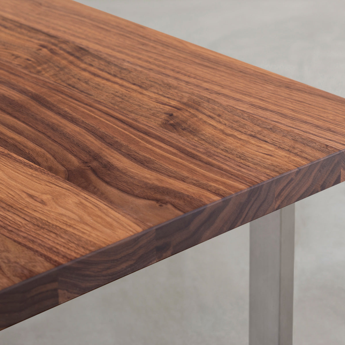 THE LOW TABLE / 無垢 ウォルナット × Stainless – KANADEMONO