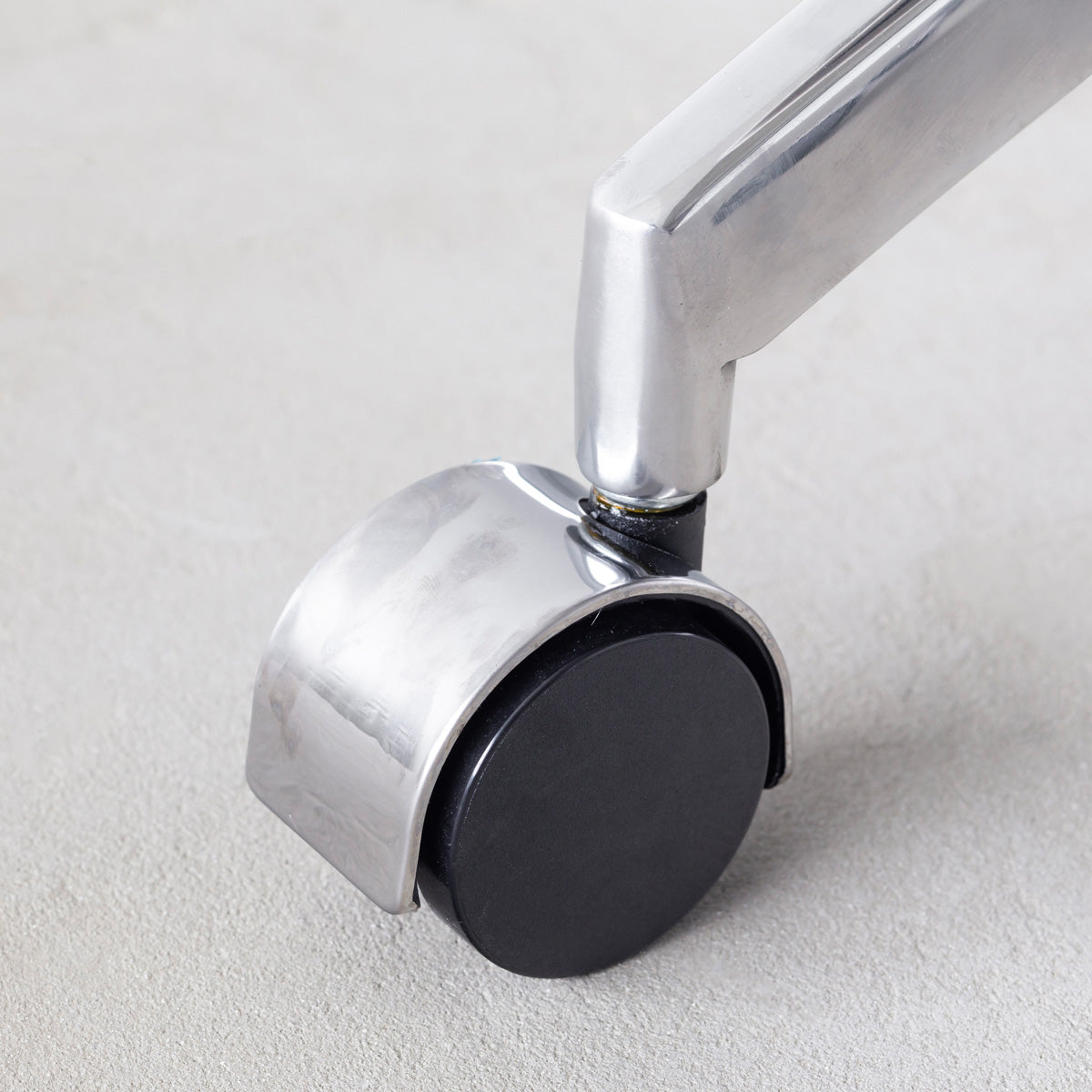 Modern - Fabric 丸みのある ベロア調 デスクチェア – KANADEMONO