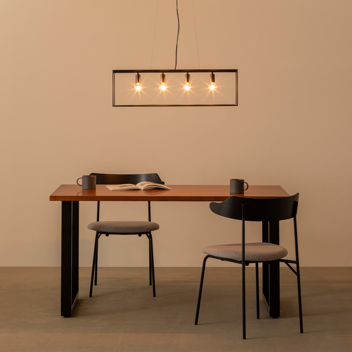 Box Frame Pendant Light – KANADEMONO
