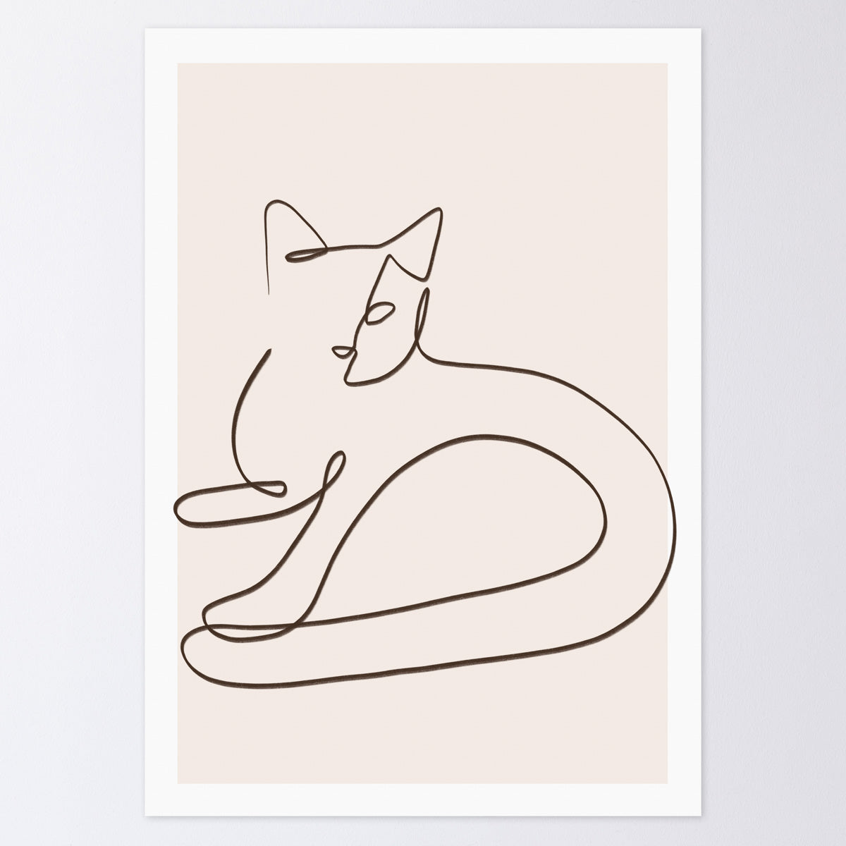 Neko #2 アートポスター単品 – KANADEMONO