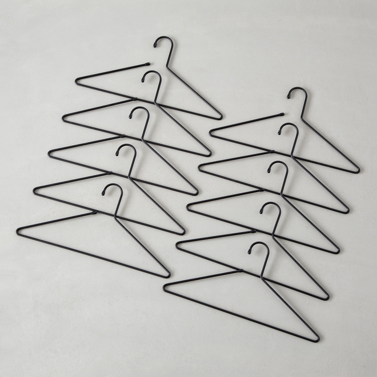 シンプル アイアン ハンガー 10本セット type B – KANADEMONO