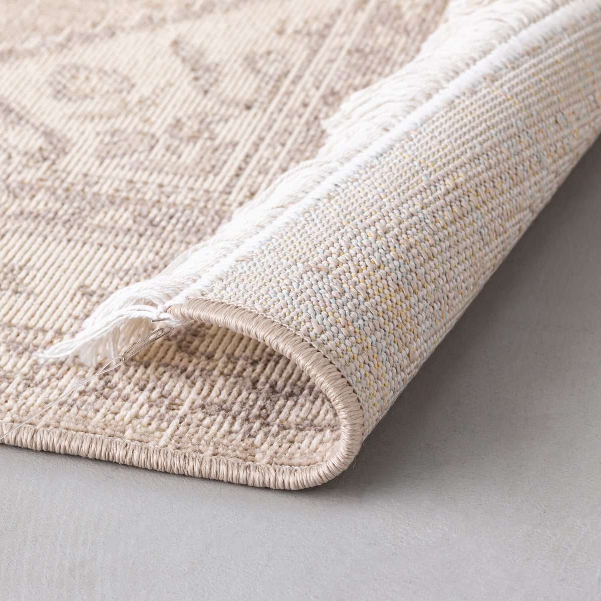 Natural Geometric Medallion Rug 120×170 – KANADEMONO