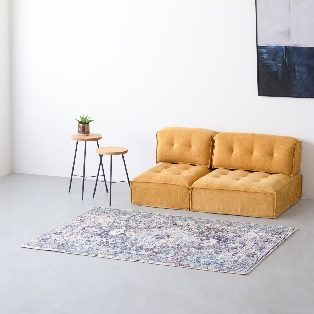 Dynamic Medallion Tribal Rug 120×170 – KANADEMONO