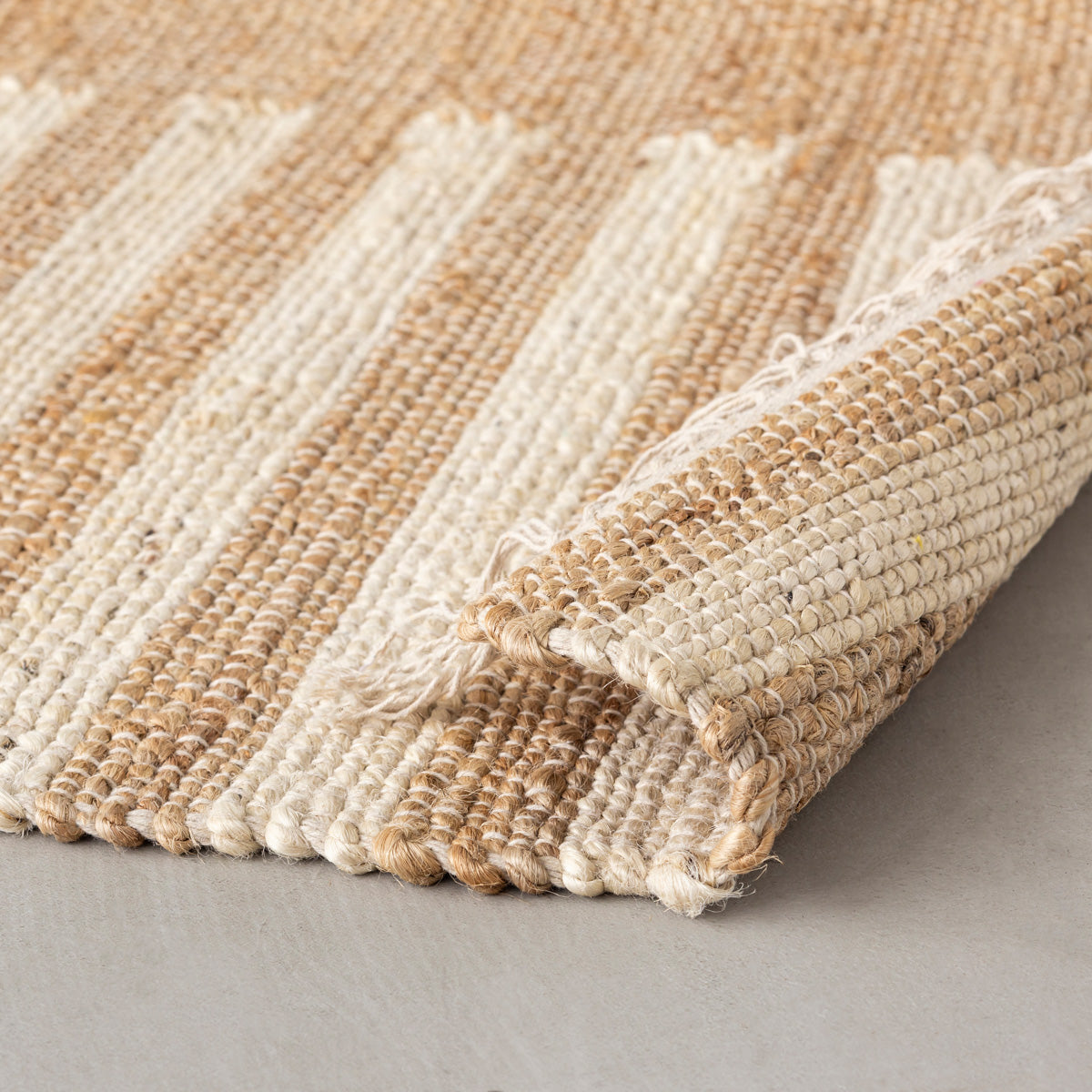 Patchwork Harmony Jute Rug – KANADEMONO