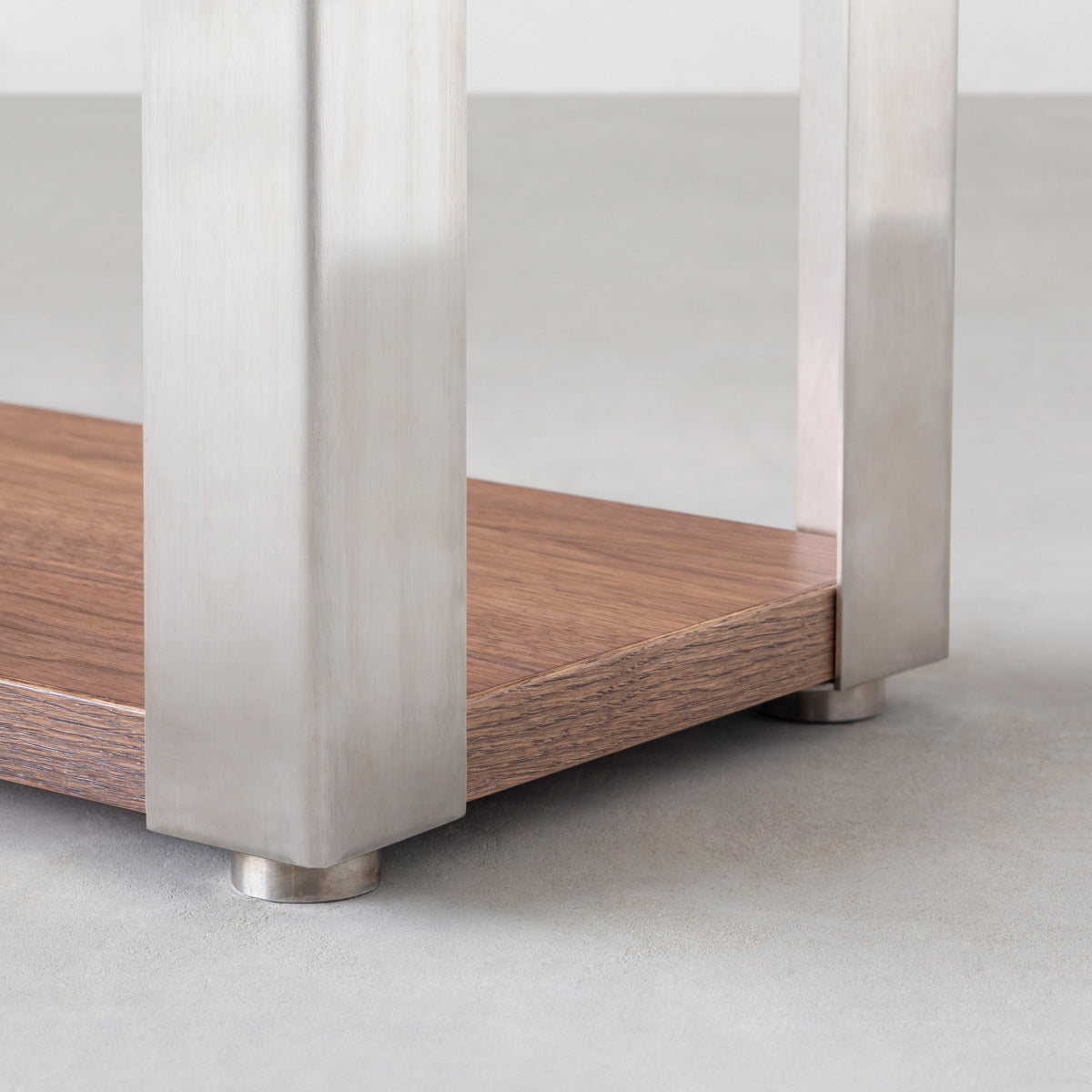 THE STORAGE SHELF 2段 / ウォルナット × Stainless – KANADEMONO