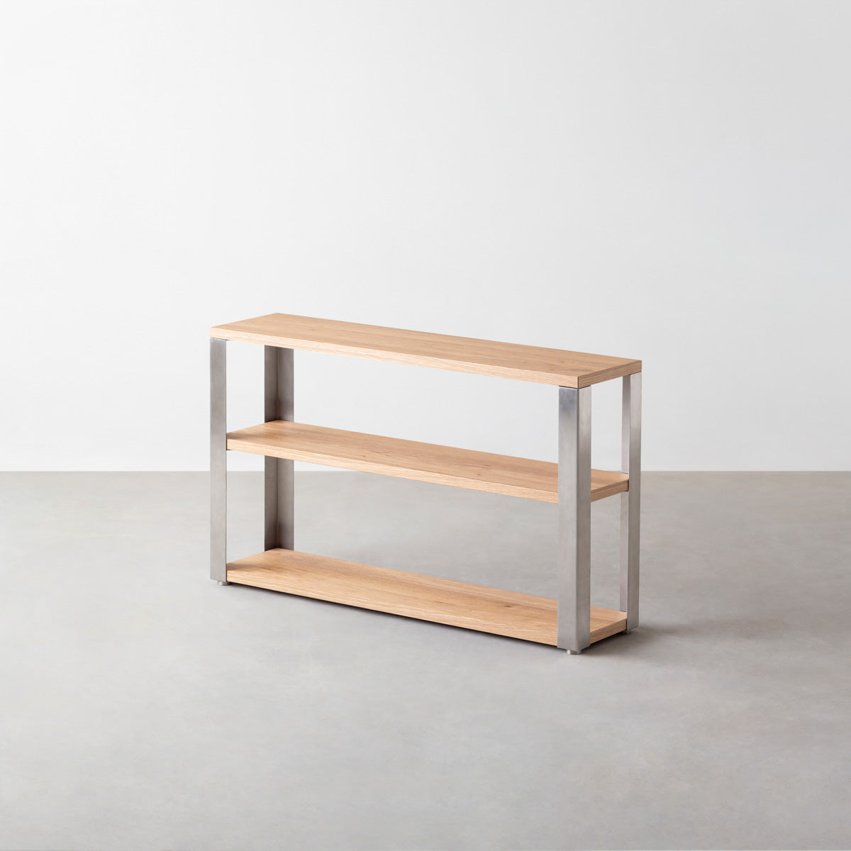 THE STORAGE SHELF 3段 / くるみ × Stainless – KANADEMONO