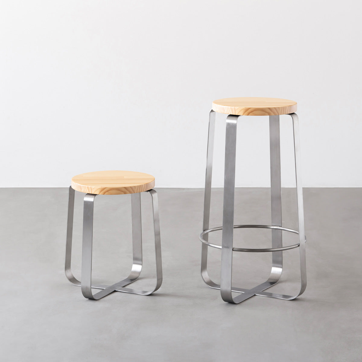 THE STOOL / パイン × Stainless High – KANADEMONO