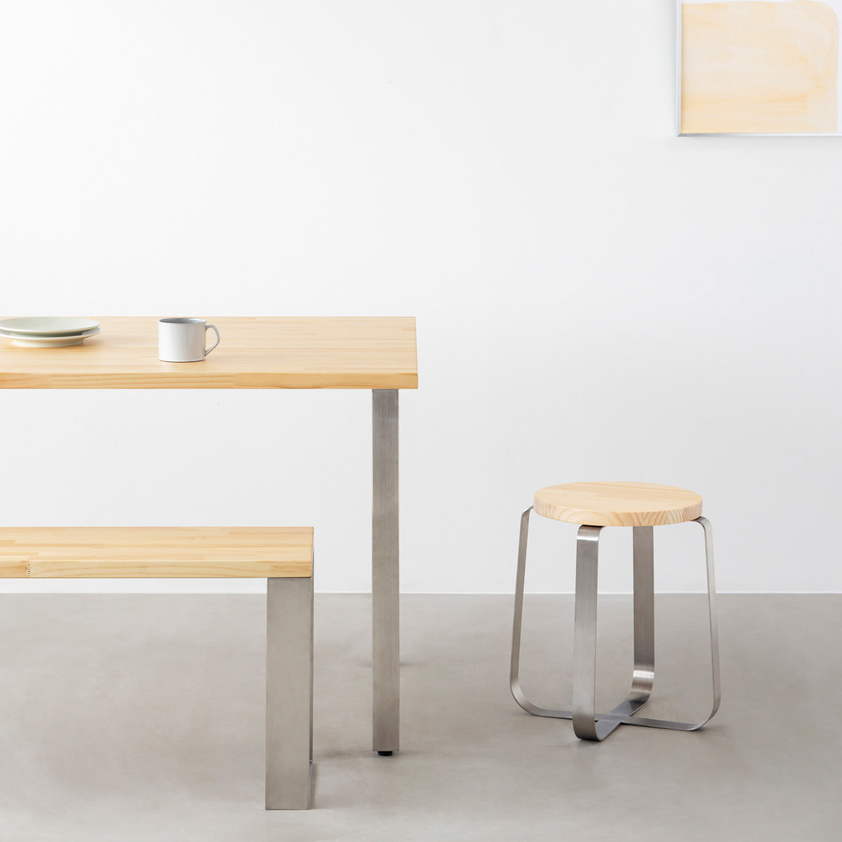 THE STOOL / パイン × Stainless Standard – KANADEMONO