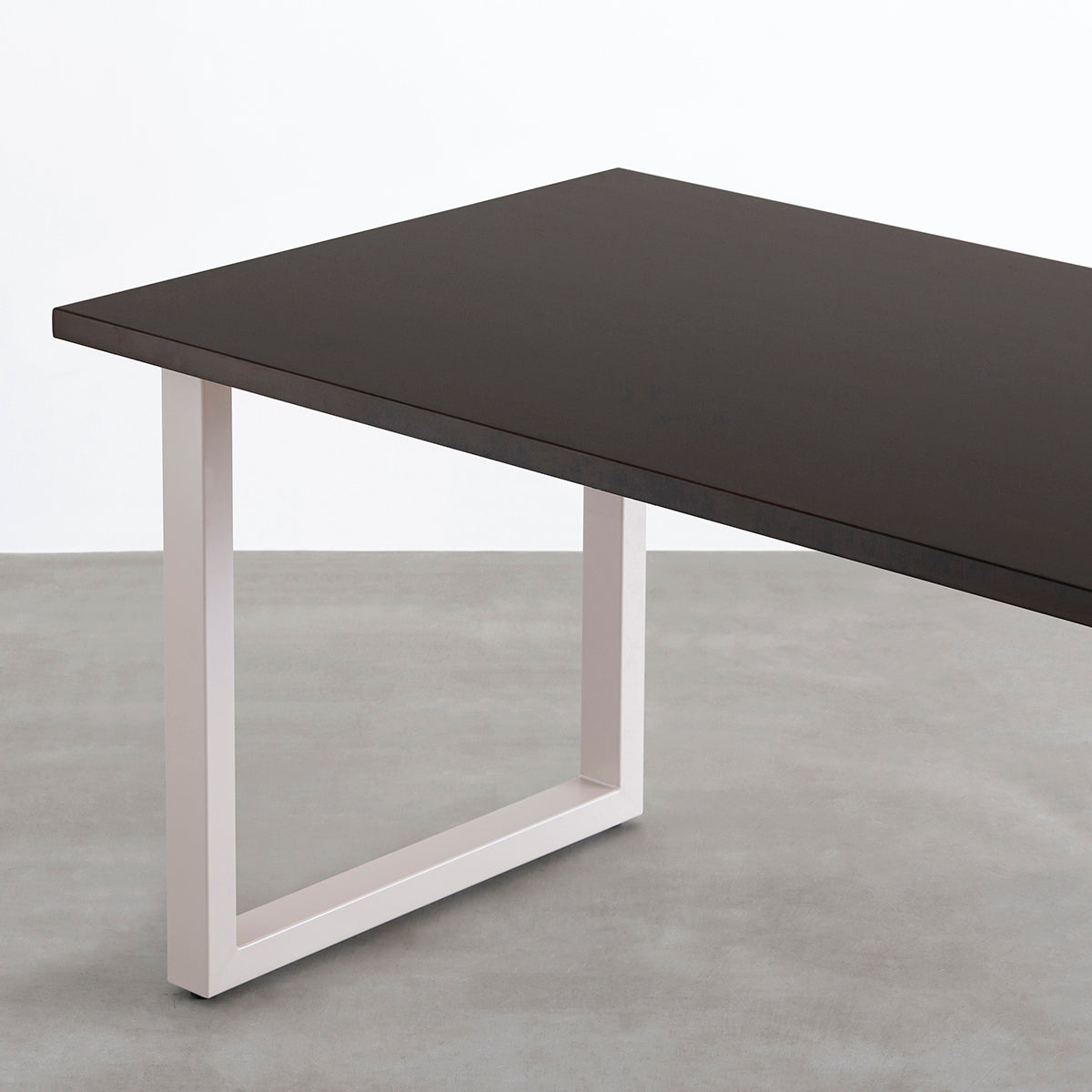 THE TABLE / ラバーウッド ブラックブラウン × Colored Steel 全8色 NATURE – KANADEMONO