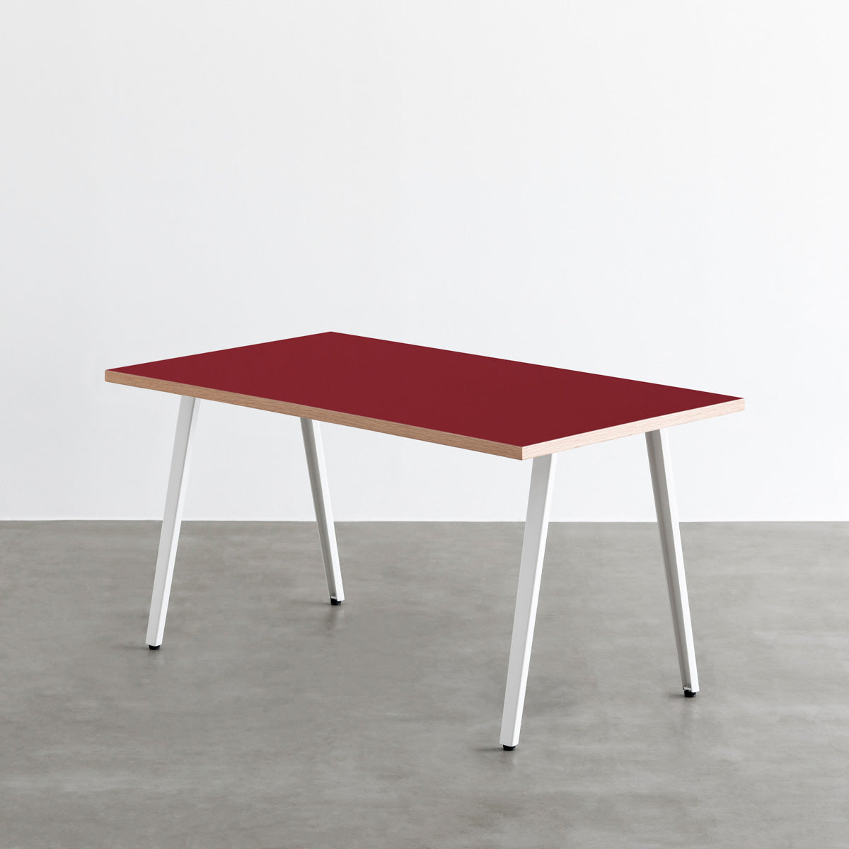 THE TABLE / リノリウム レッド系 × White Steel – KANADEMONO