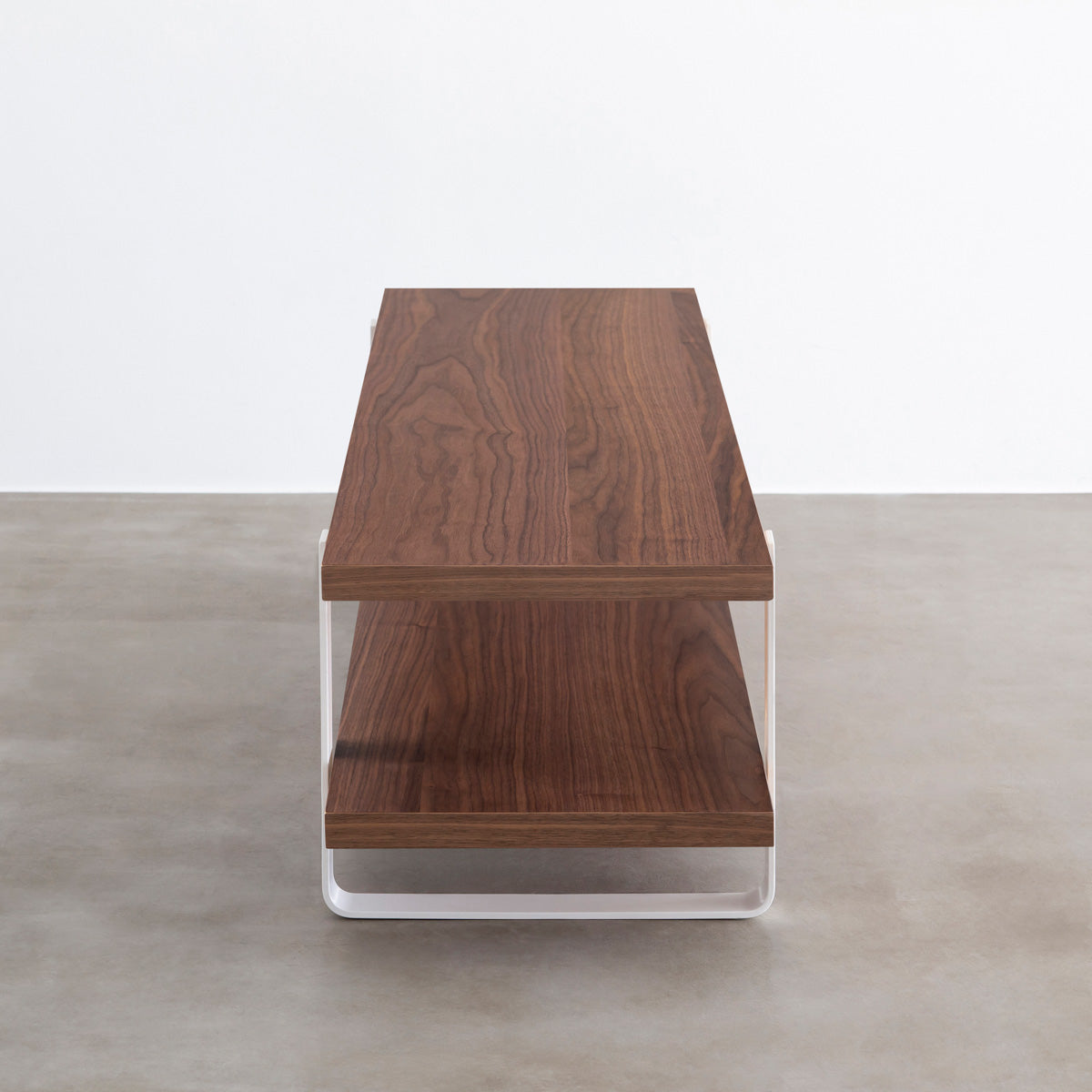 THE TV BOARD / LOW TABLE ウォルナット × White Steel – KANADEMONO