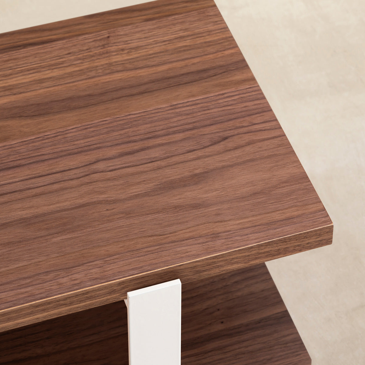 THE TV BOARD / LOW TABLE ウォルナット × White Steel – KANADEMONO