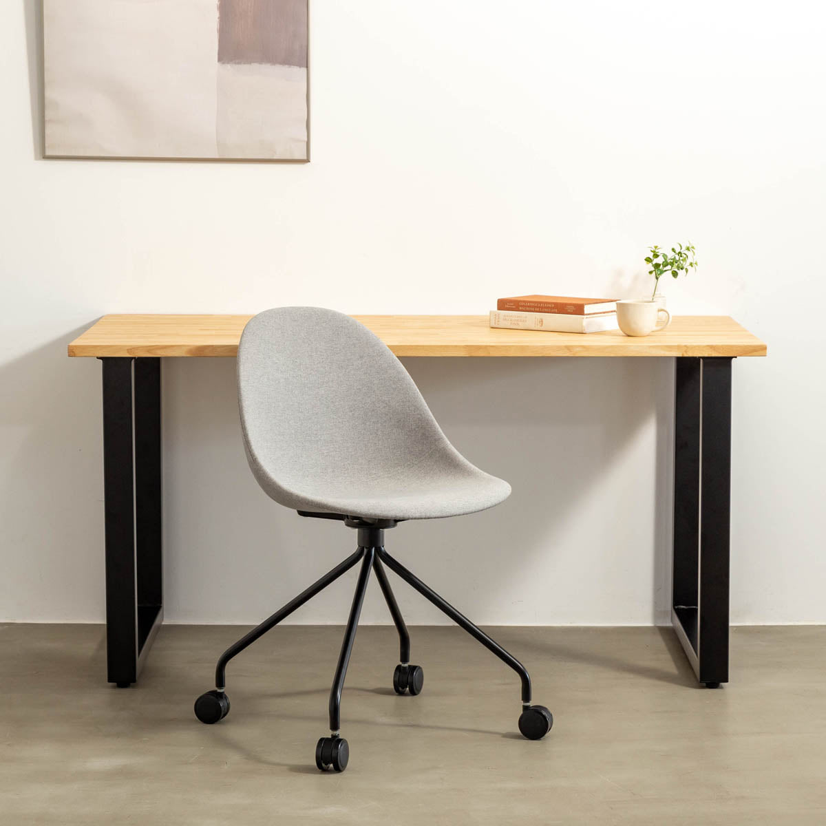 Simple - Office シンプルなファブリックデスクチェア #2 – KANADEMONO