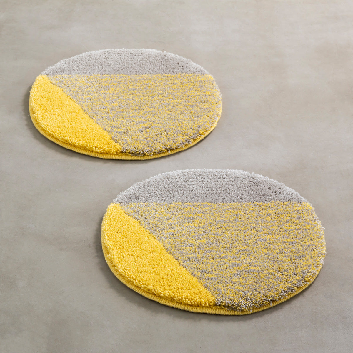 MIYOSHI RUG × KANADEMONO Hand Tufted Chair Rug 2 set