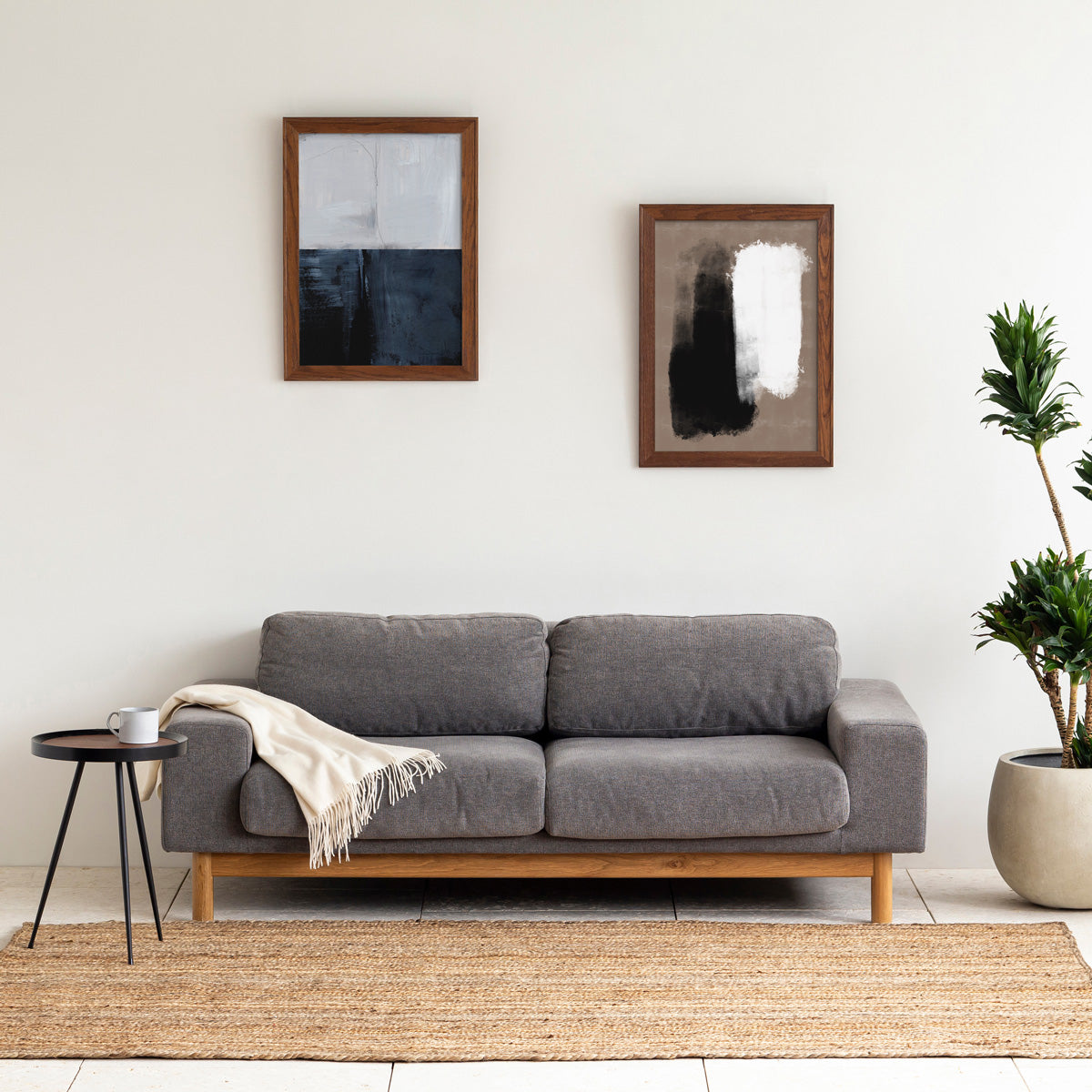 Abstract #2 アートポスター・ウッドフレーム セット – KANADEMONO