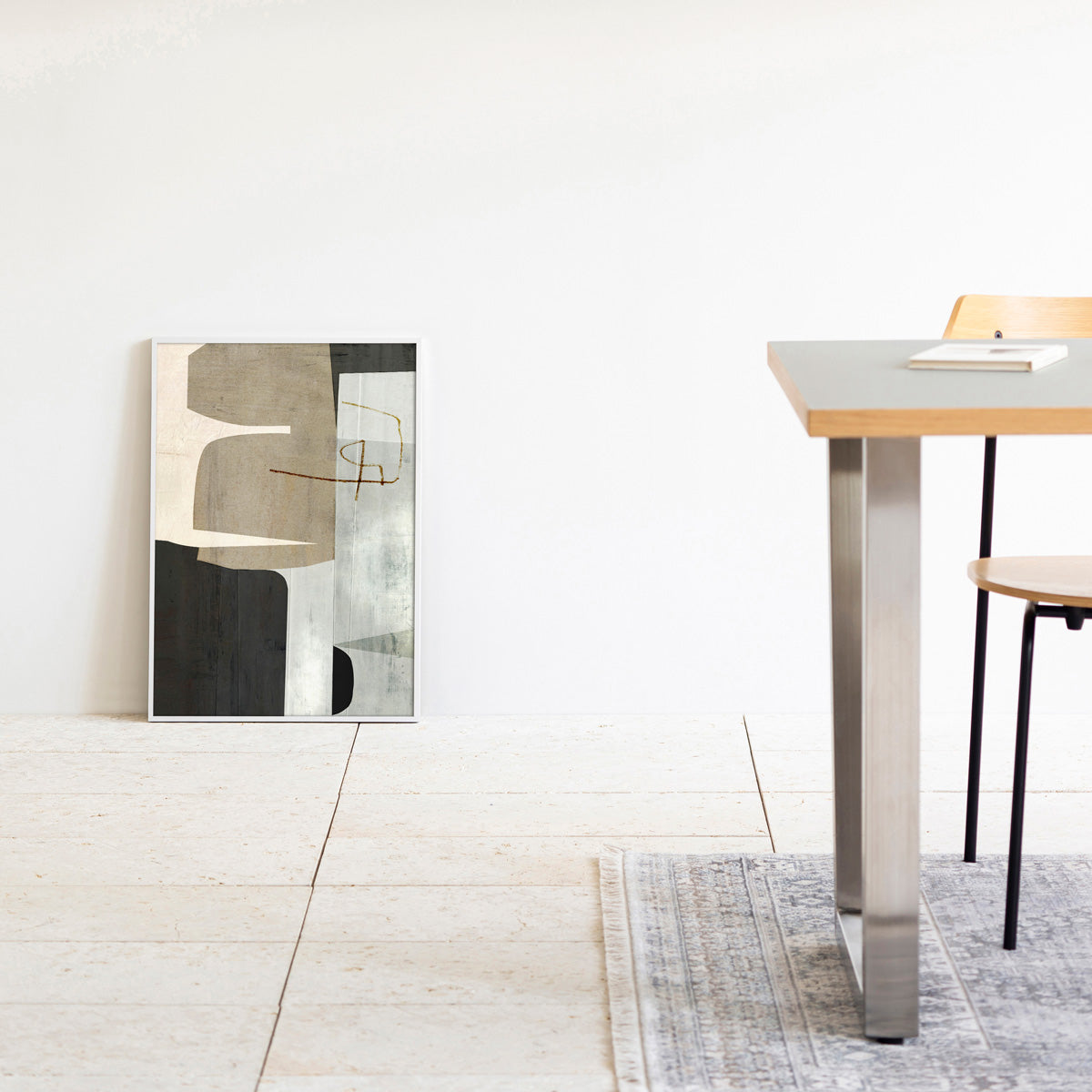 Abstract #4 アートポスター・アルミフレーム セット – KANADEMONO