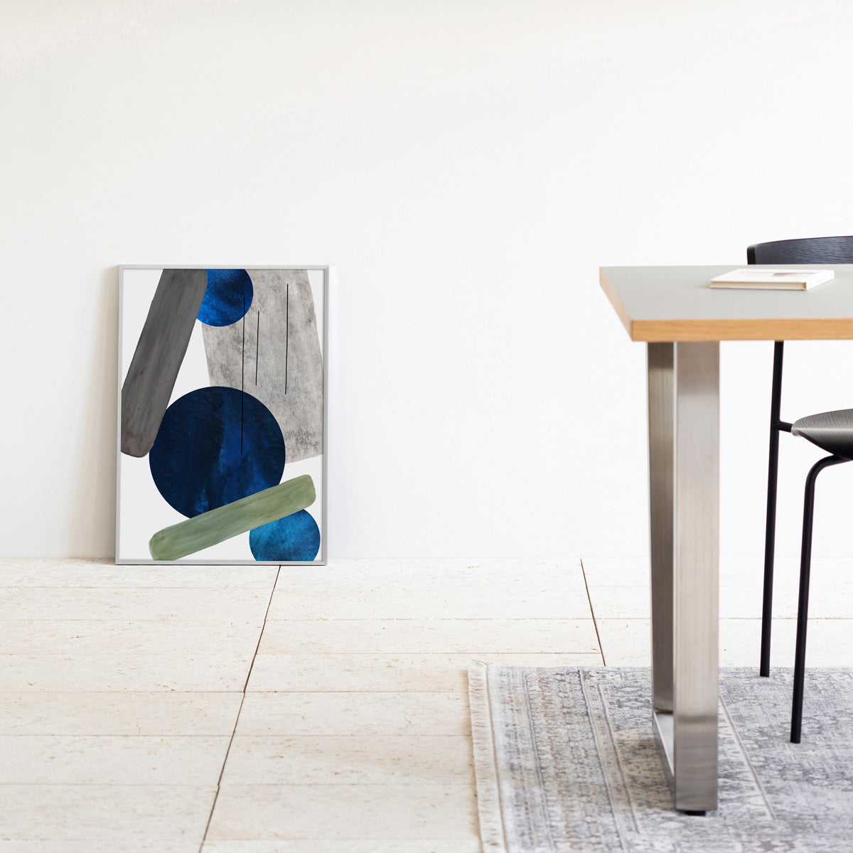 Abstract #5 アートポスター・アルミフレーム セット – KANADEMONO