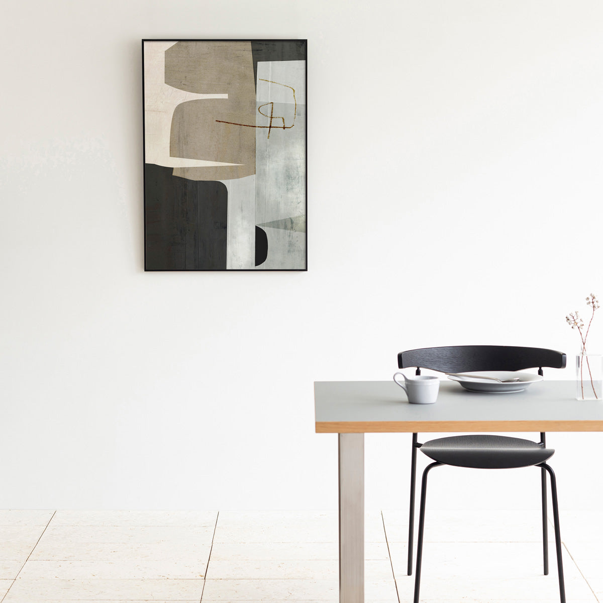 Abstract #4 アートポスター・アルミフレーム セット – KANADEMONO