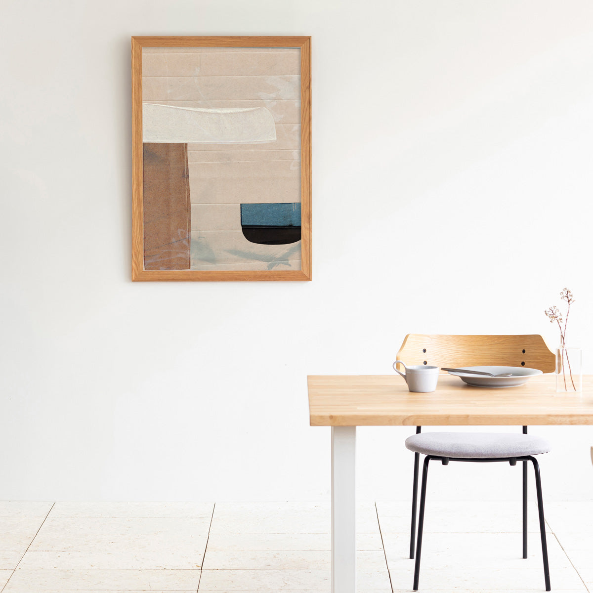 OAK Art Frame 暮らしにアートを Earthy + Blue Blocking #1 – KANADEMONO