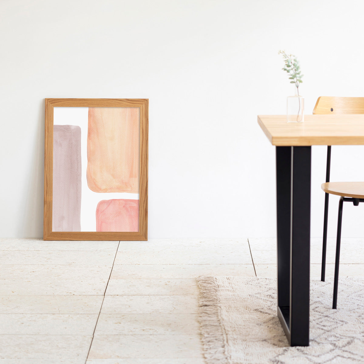 Blocking #4 アートポスター・ウッドフレーム セット – KANADEMONO