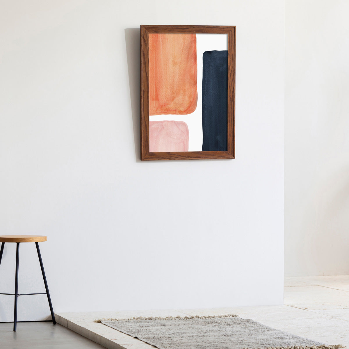 Blocking #5 アートポスター・ウッドフレーム セット – KANADEMONO