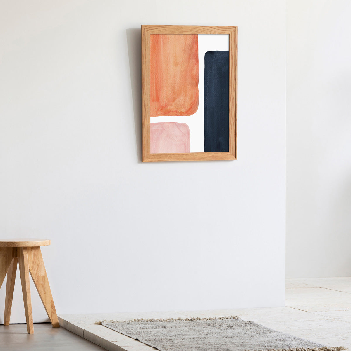 Blocking #5 アートポスター・ウッドフレーム セット – KANADEMONO