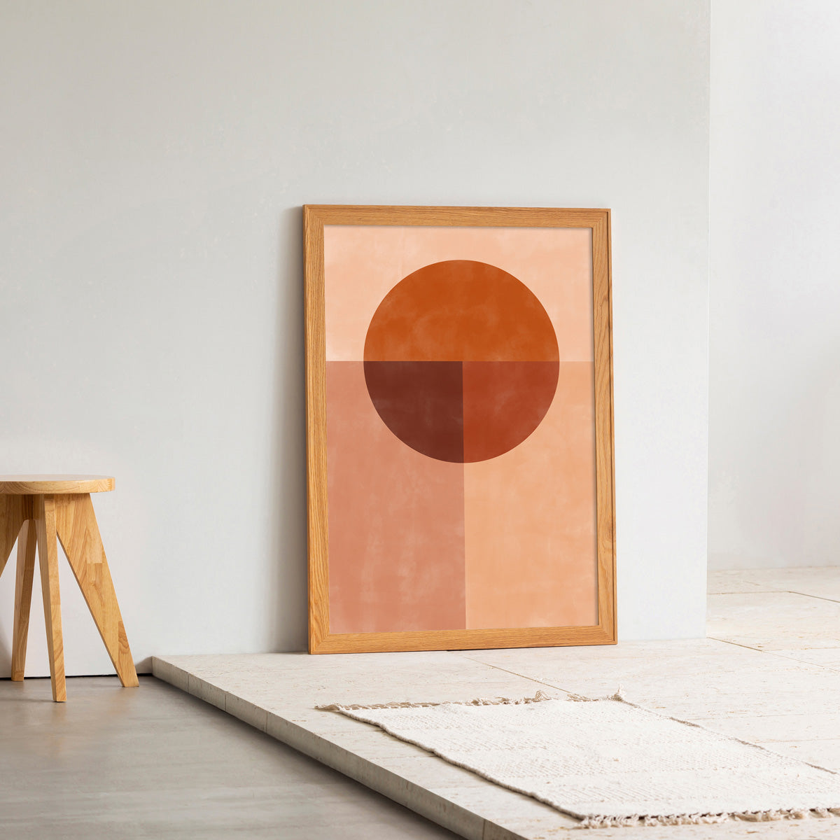 Blocking #3 アートポスター・ウッドフレーム セット – KANADEMONO