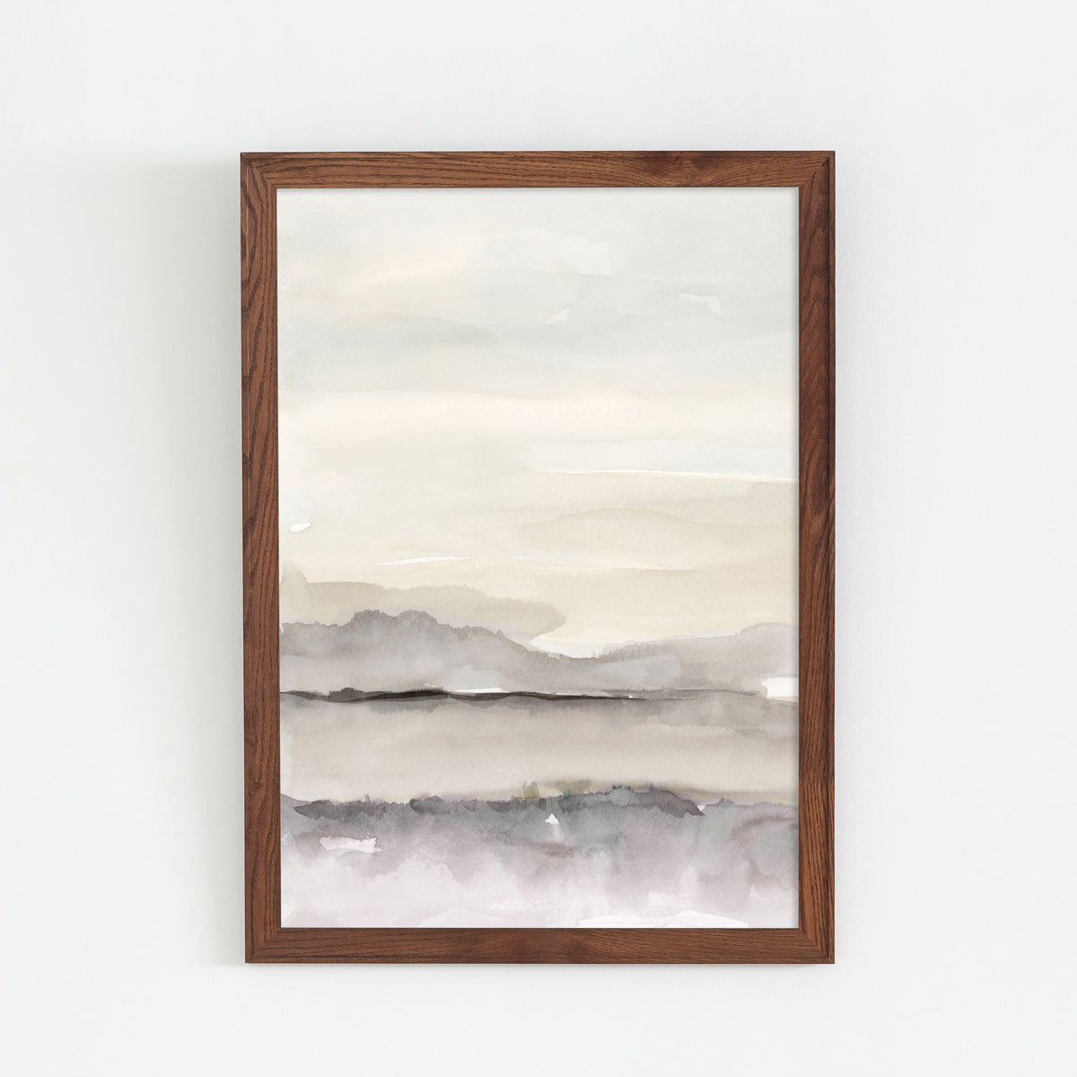 Watercolor #7 アートポスター・ウッドフレーム セット – KANADEMONO