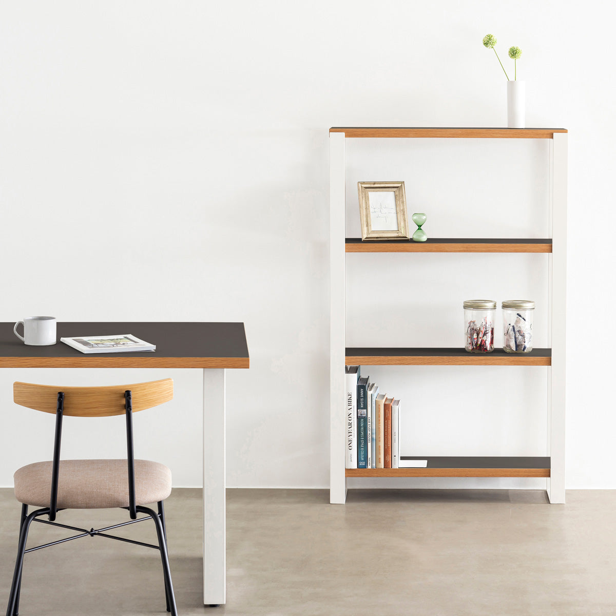 THE SHELF / リノリウム 全21色 × White Steel – KANADEMONO