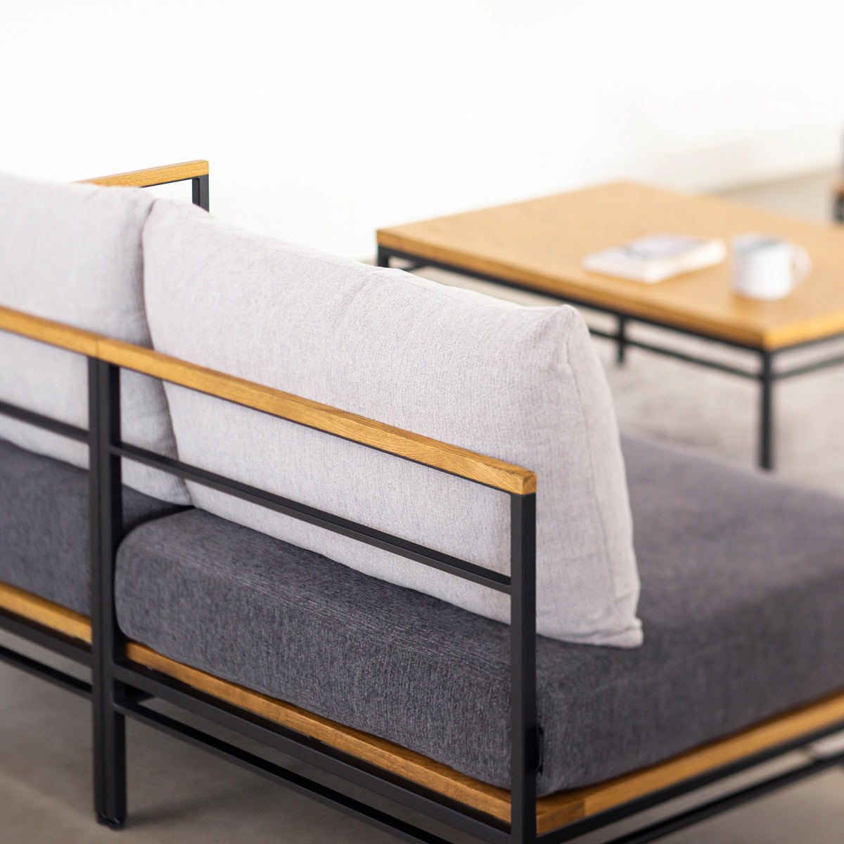 Wood × Steel コンビネーションソファ 1 seater – KANADEMONO