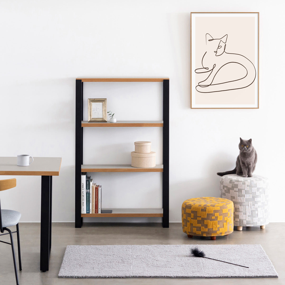 Neko #2 アートポスター・アルミフレーム セット – KANADEMONO