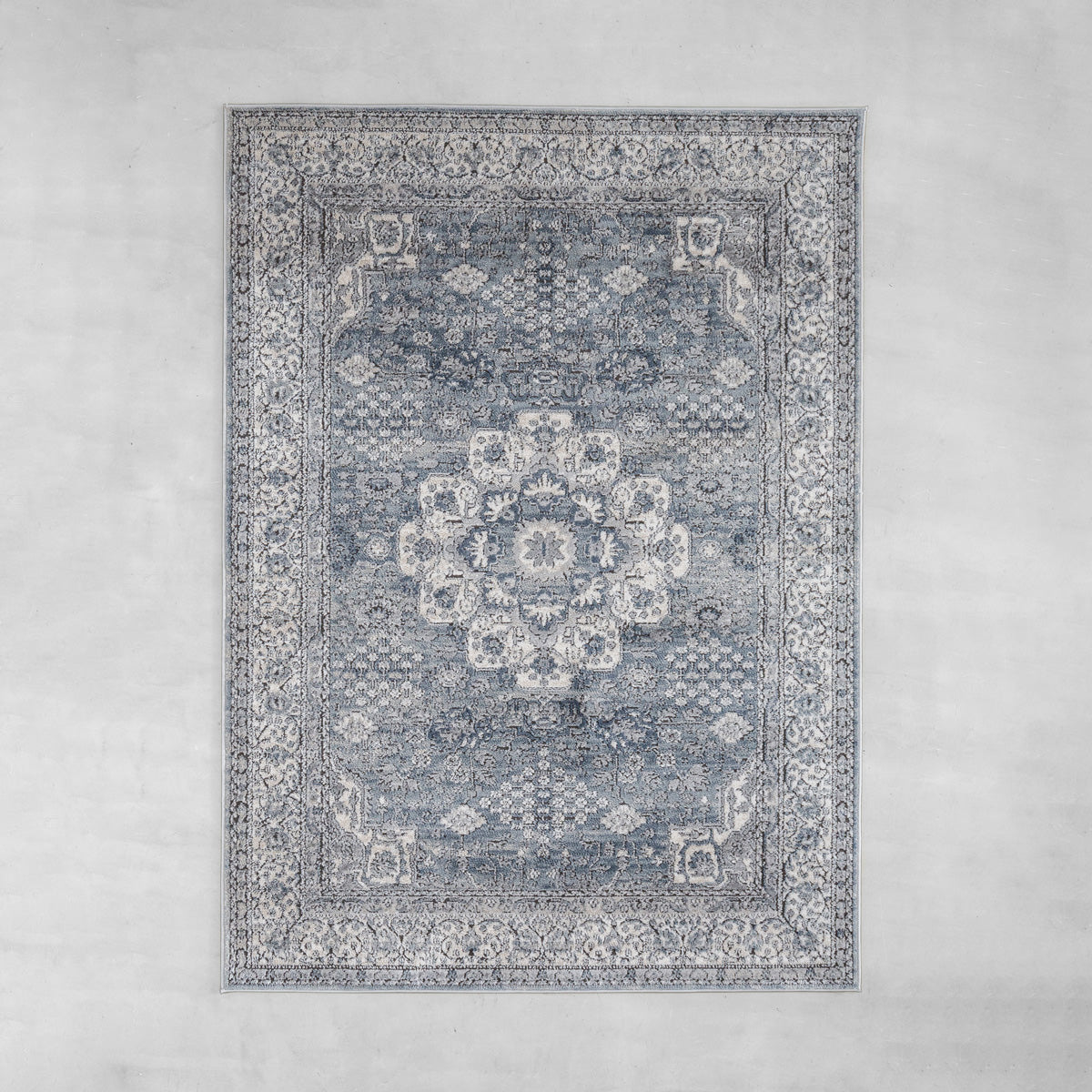 Arabesque Stone Vintage Rug 160×220 – KANADEMONO
