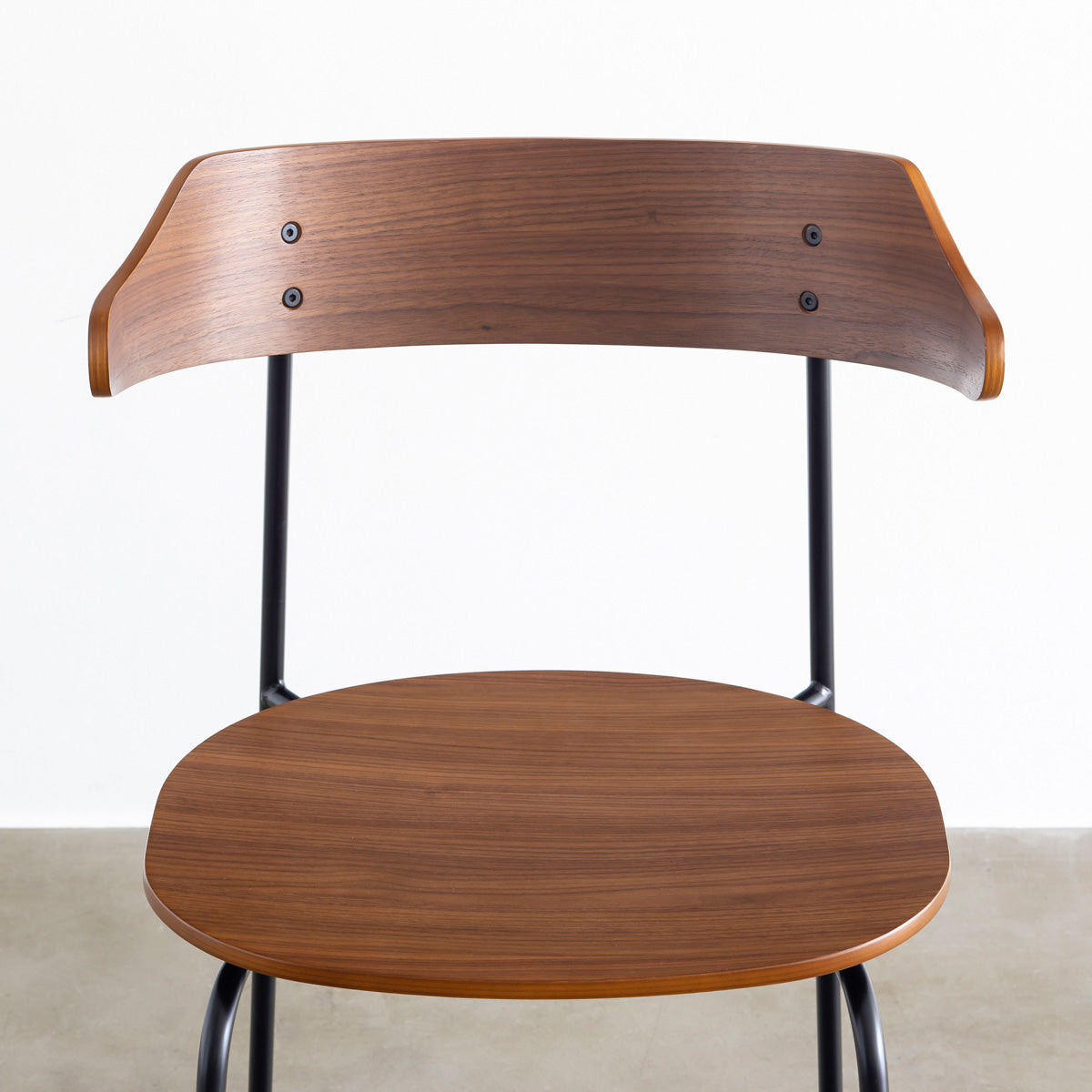 Simple - Modern ダイニングチェア 曲線 × プライウッド（板座） 2脚セット – KANADEMONO