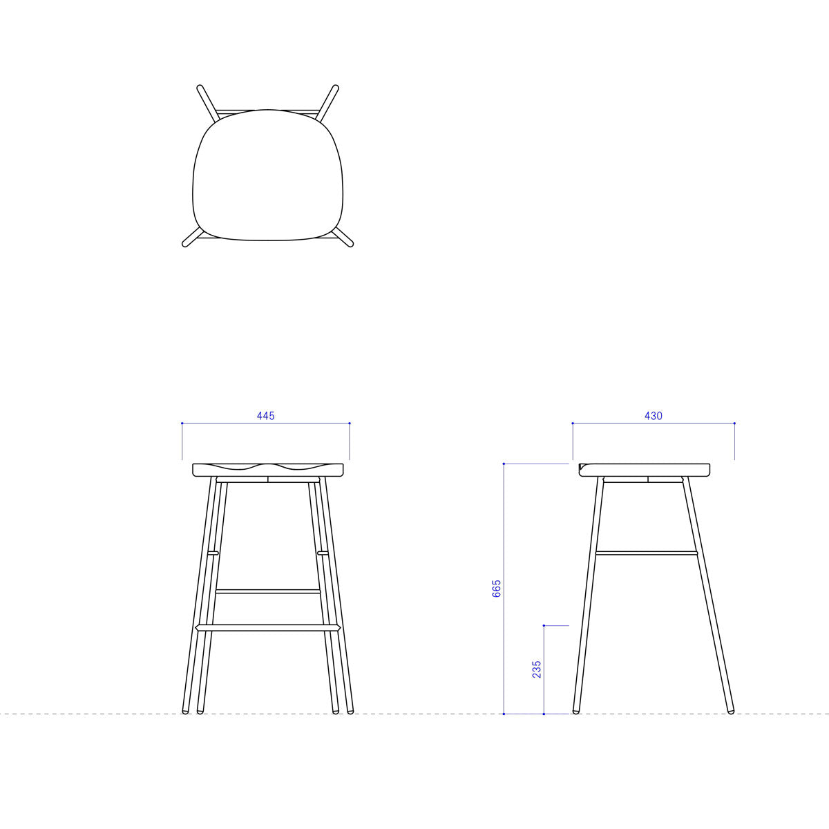 【法人向け】RAGGIO #3 / ラッジオ #3 ハイスツール – KANADEMONO